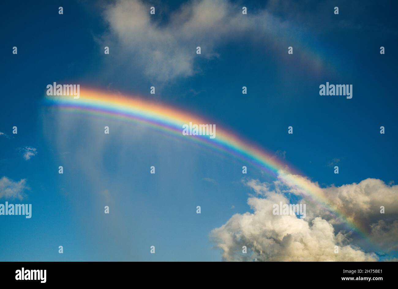 An angelic rainbow, reflection, dispersion and refraction of light ...