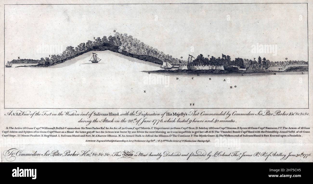 Illustration of the battles of the American Revolution Stock Photo - Alamy
