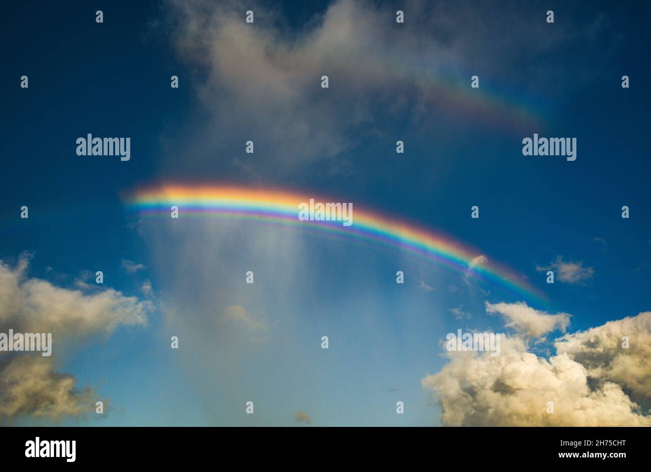 An angelic rainbow, reflection, dispersion and refraction of light ...