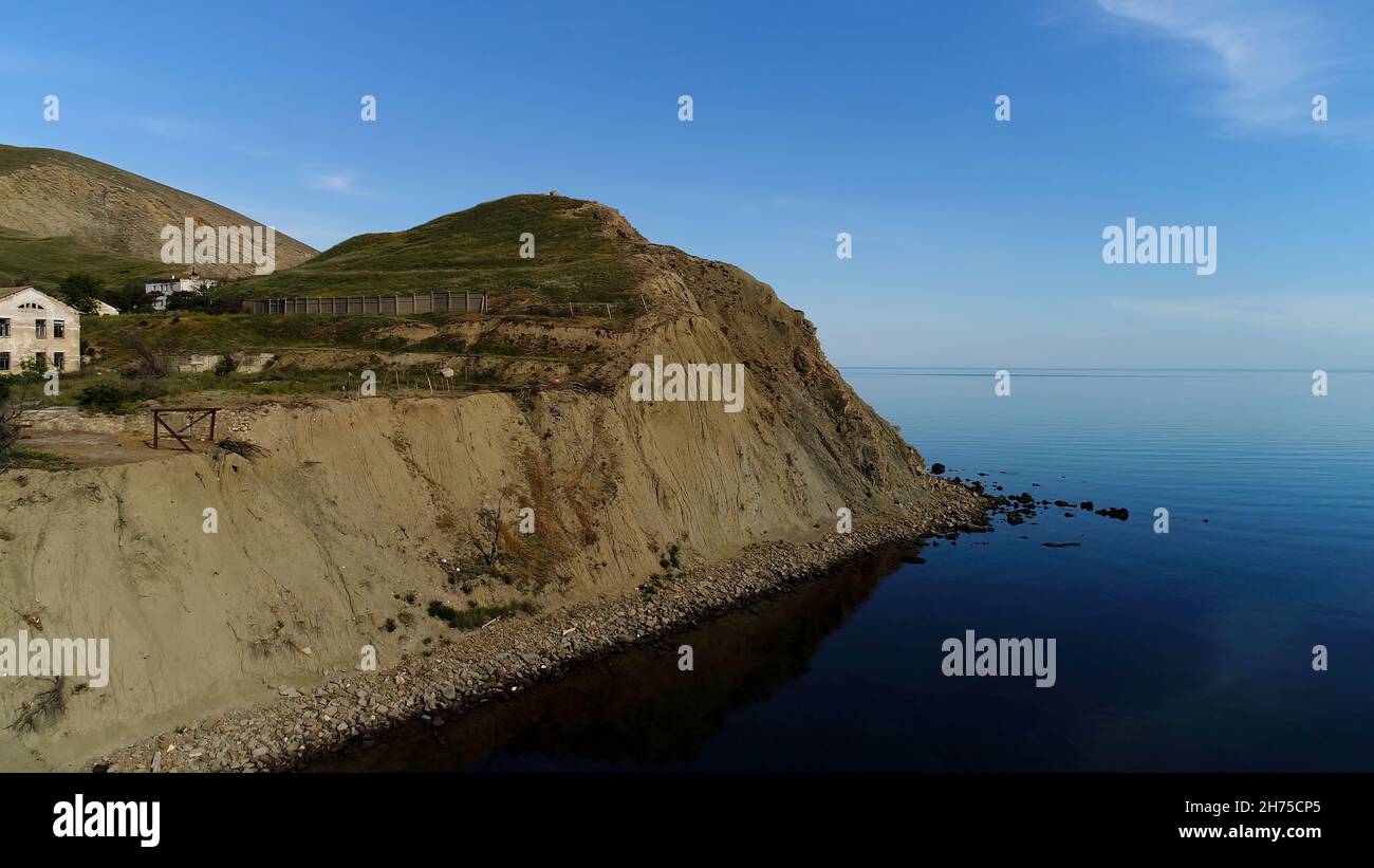 Aerial view of green cliffside forest hi-res stock photography and ...