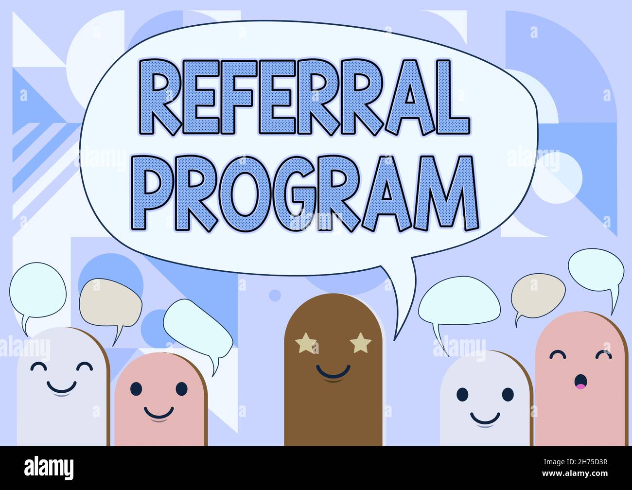 Writing displaying text Referral Program. Conceptual photo internal ...