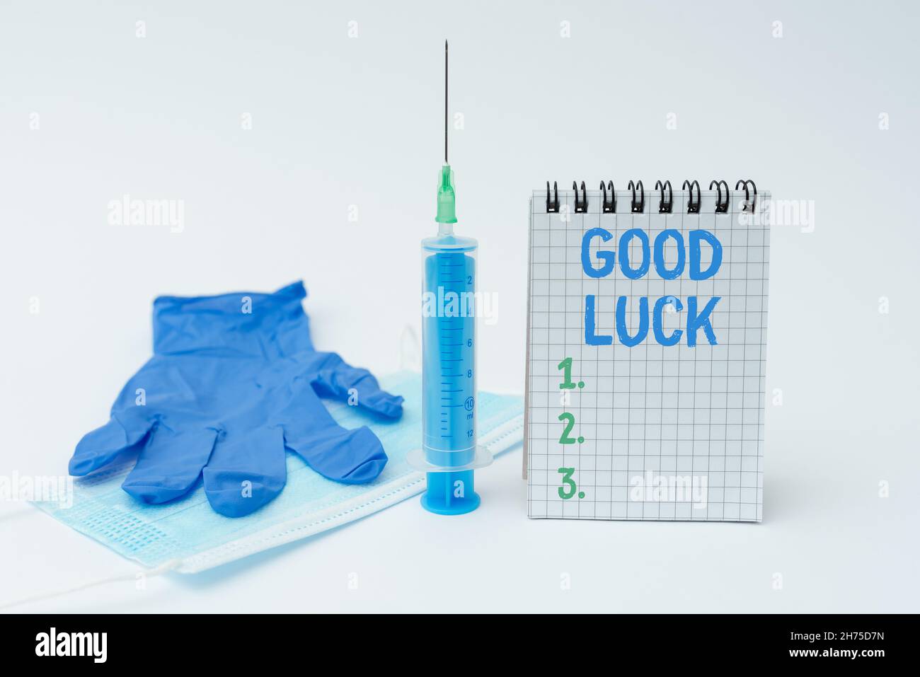 Conceptual display Good Luck. Business overview wish a positive fortune ...