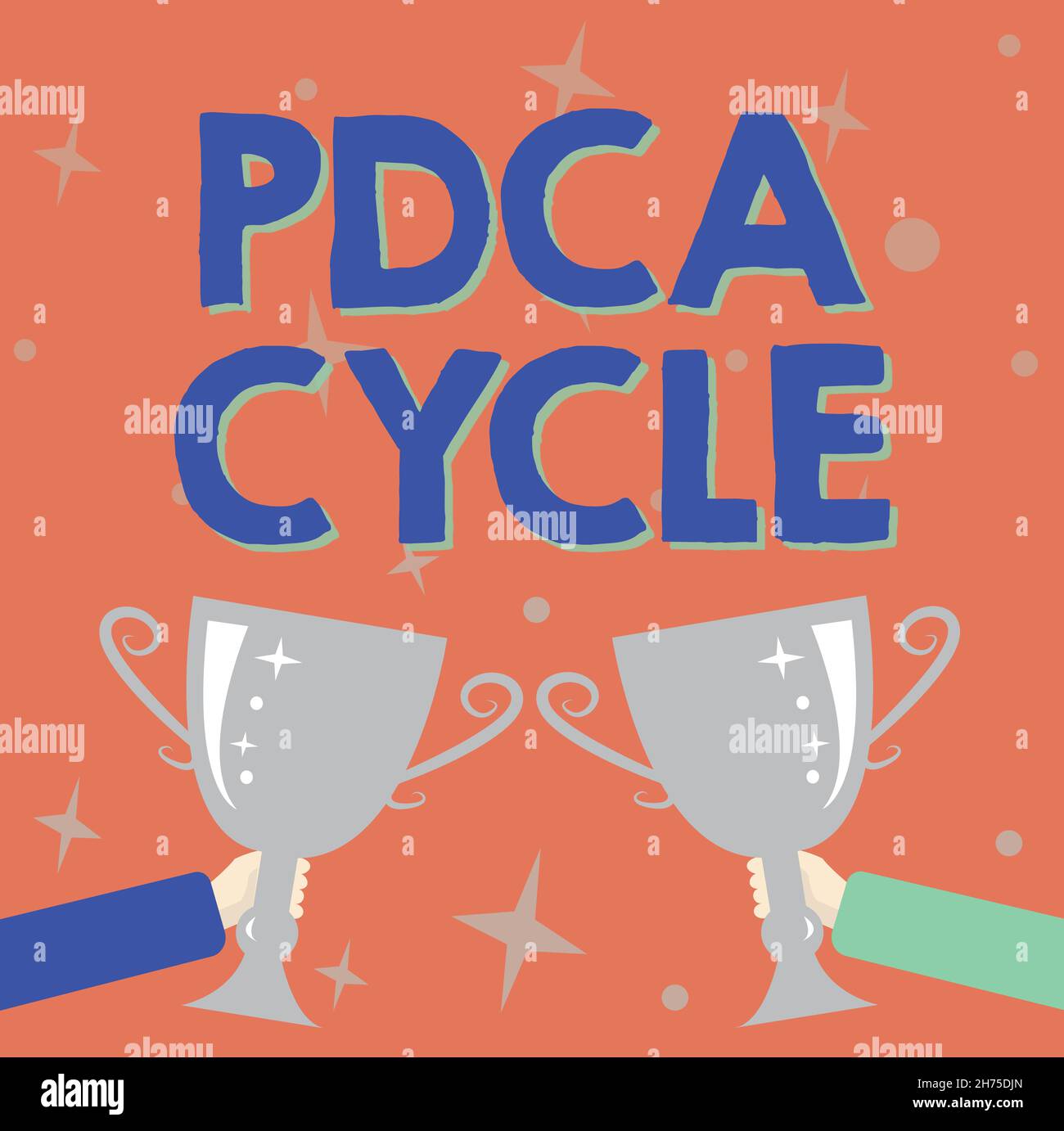 Inspiration showing sign Pdca Cycle. Business approach use to control ...