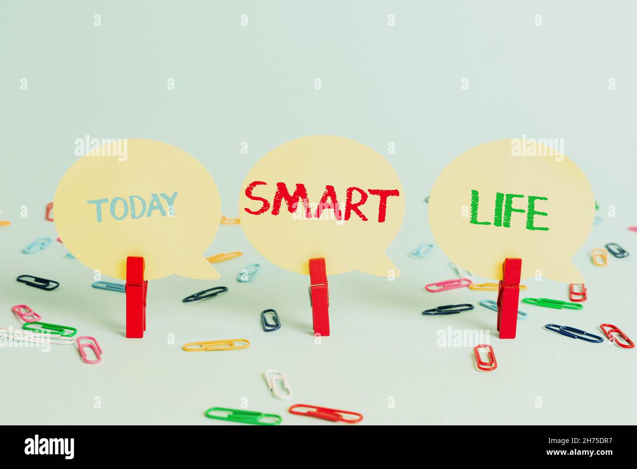 Handwriting text Smart Life. Internet Concept approach conceptualized ...