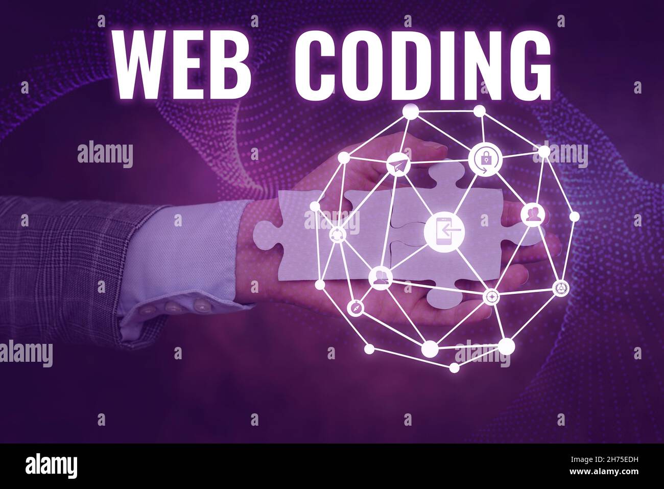 Inspiration showing sign Web Coding. Internet Concept work involved in ...