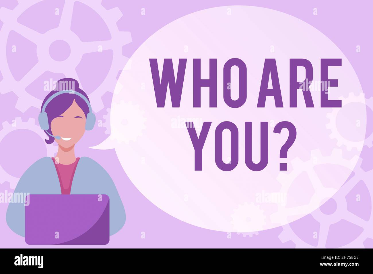 Conceptual display Who Are You Question. Business approach asking a ...