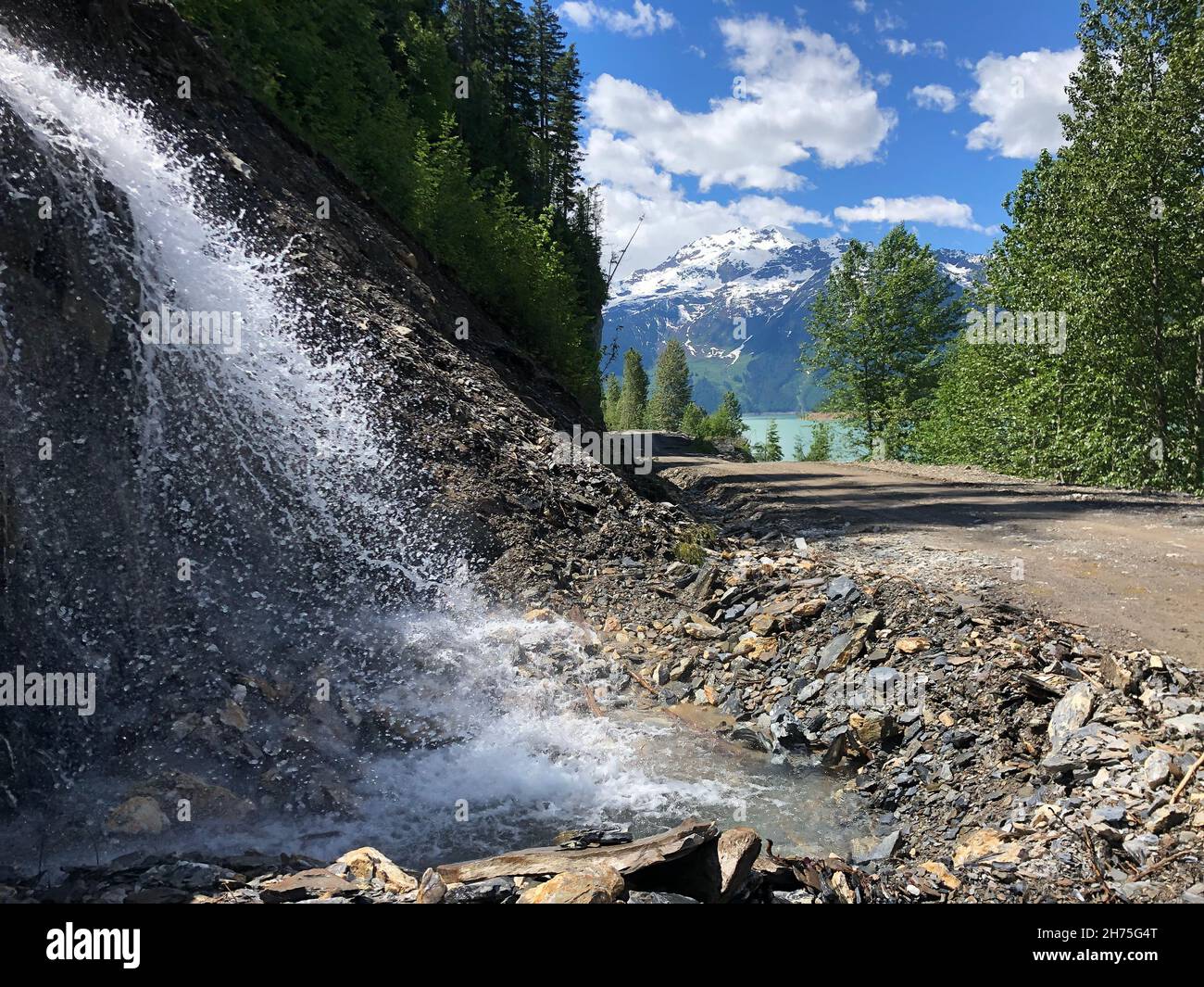 Side view of waterfall hi-res stock photography and images - Alamy