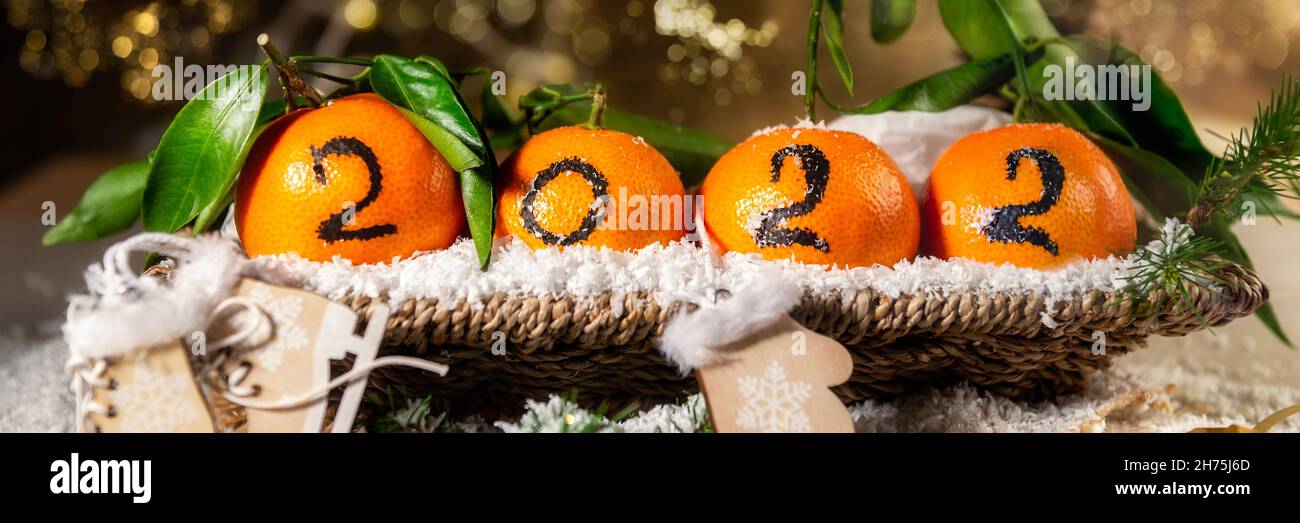 New Year 2022 is Coming Concep Stock Photo - Alamy