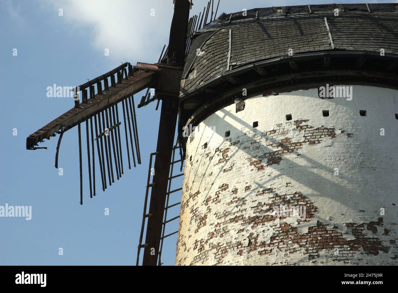 dilapidated, neglected, abandoned old windmill (1920 Stock Photo - Alamy