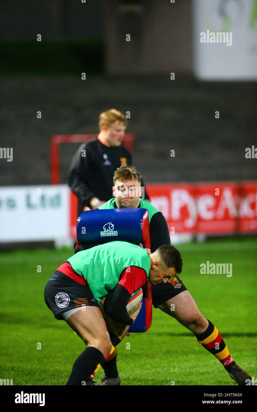 Aberavon Quins v Carmarthen Quins 2021 Stock Photo - Alamy