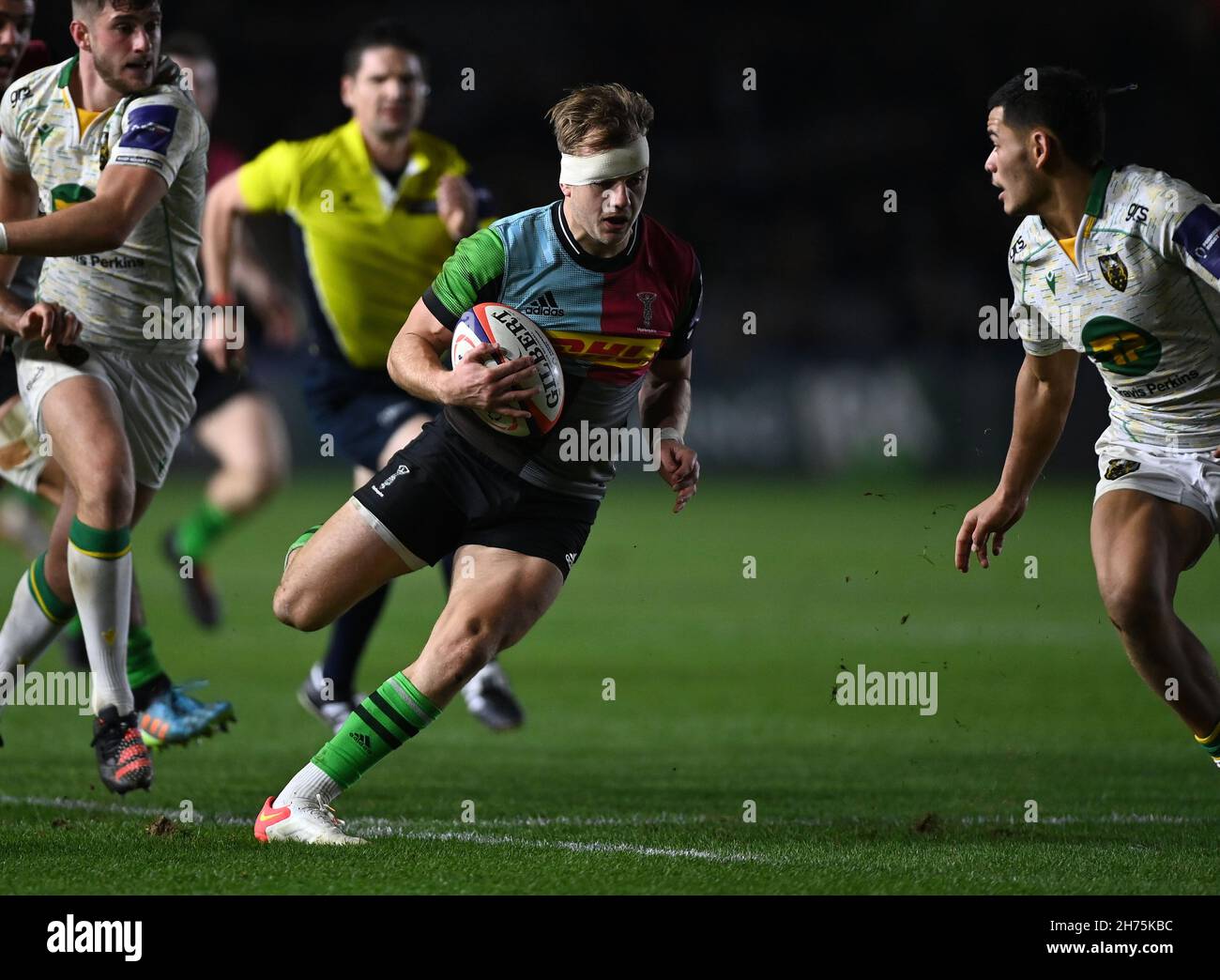 Twickenham, United Kingdom. 19th Nov, 2021. Premiership Rugby ...