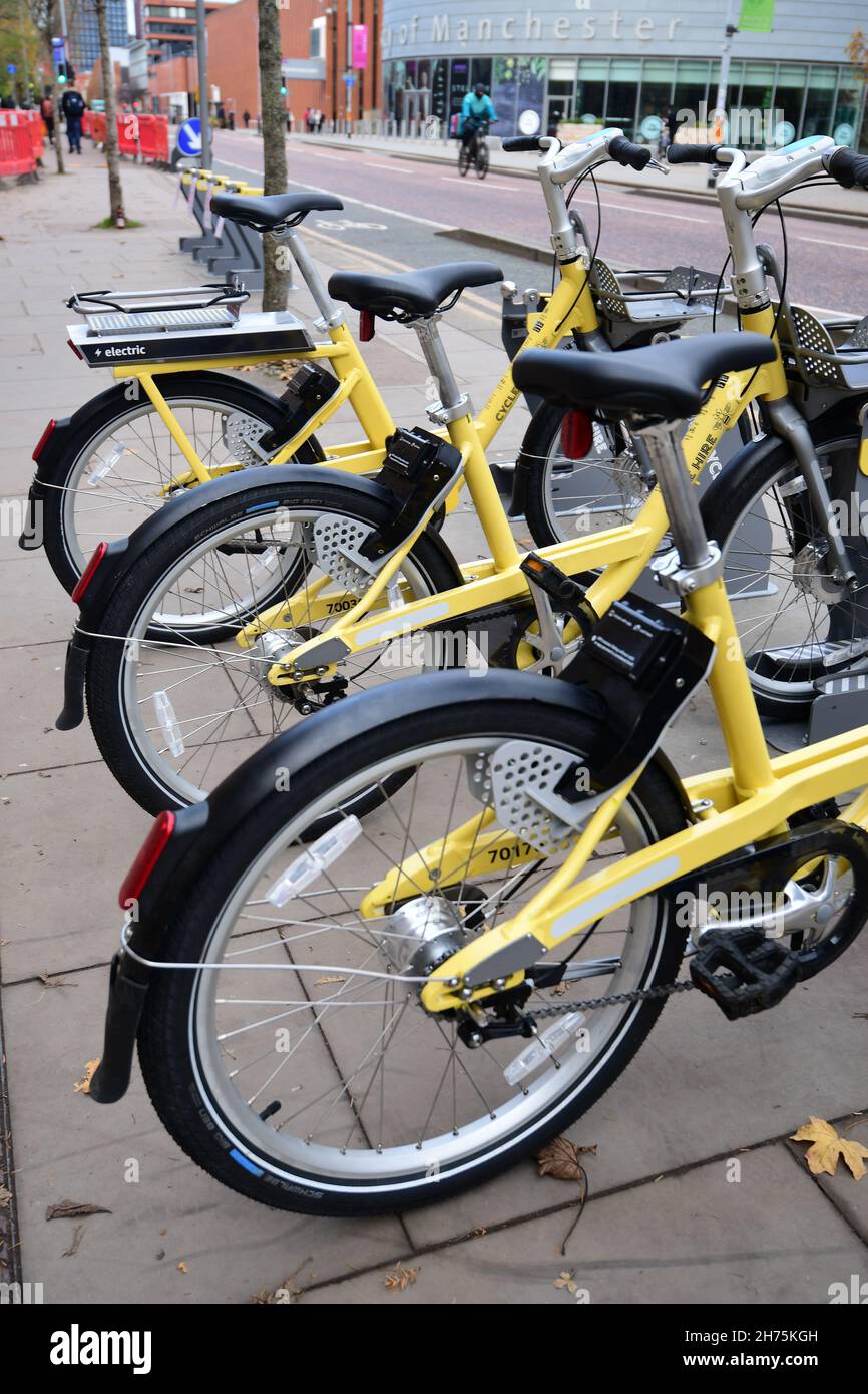 Manchester cycle scheme hi-res stock photography and images - Alamy