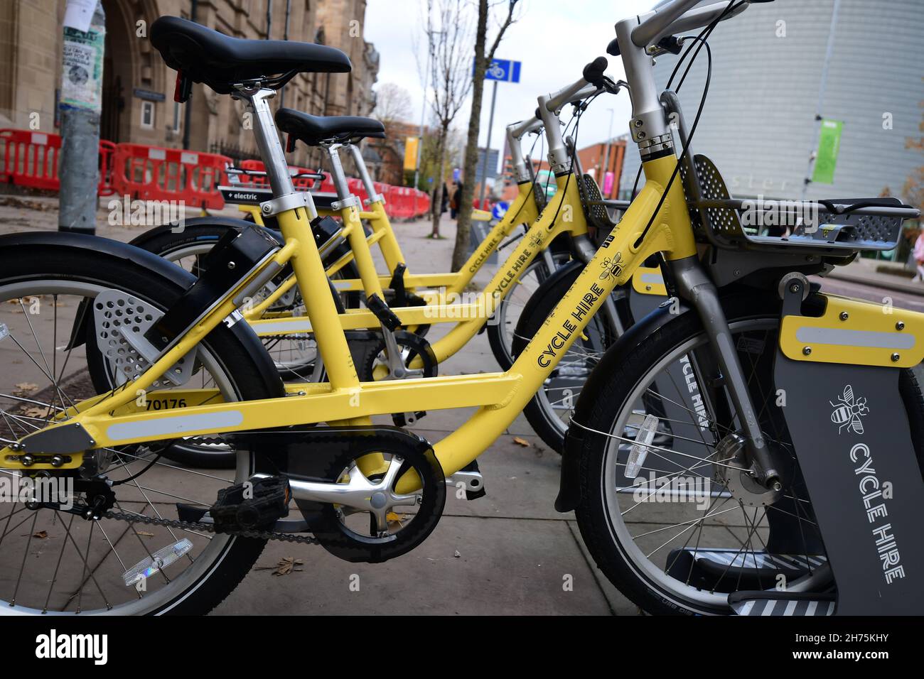 Manchester cycle scheme hi-res stock photography and images - Alamy