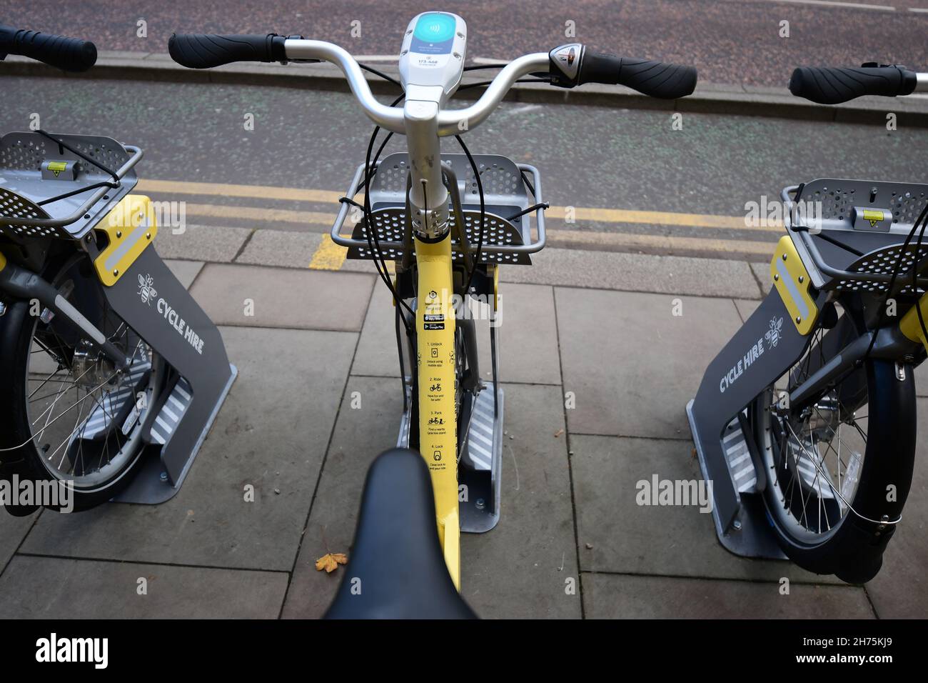 Manchester bike hire hi-res stock photography and images - Alamy