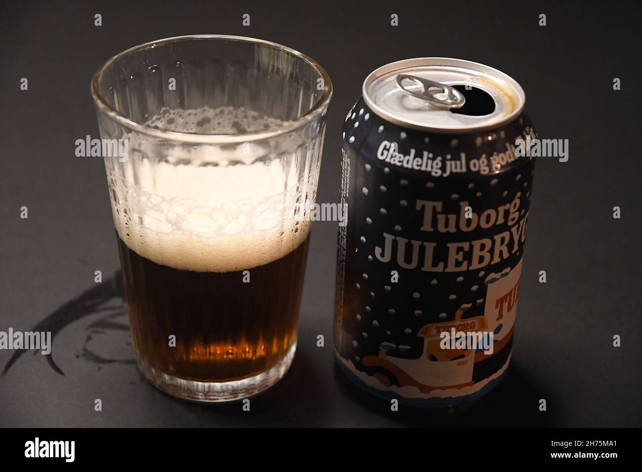 Copenhagen/Denmark./20 November 2021/ Tuborg julebryg in other words ...