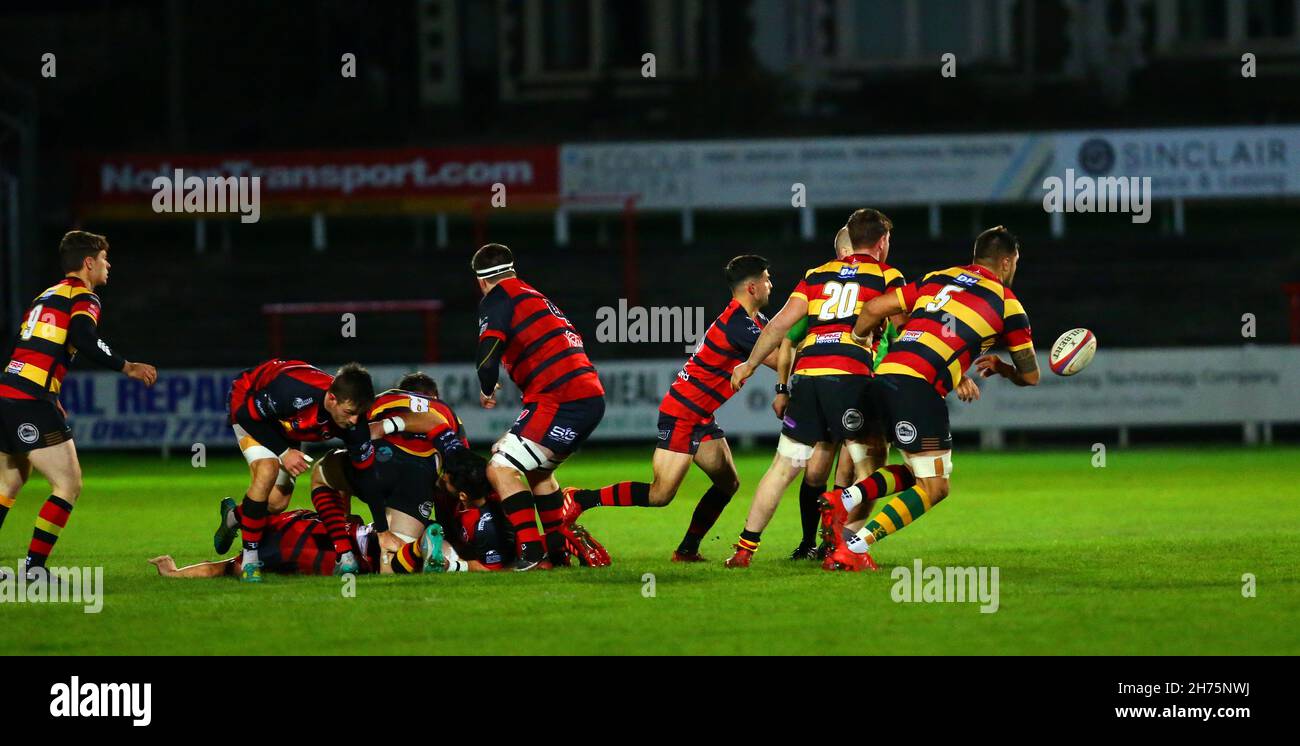 Aberavon Quins v Carmarthen Quins 2021 Stock Photo - Alamy