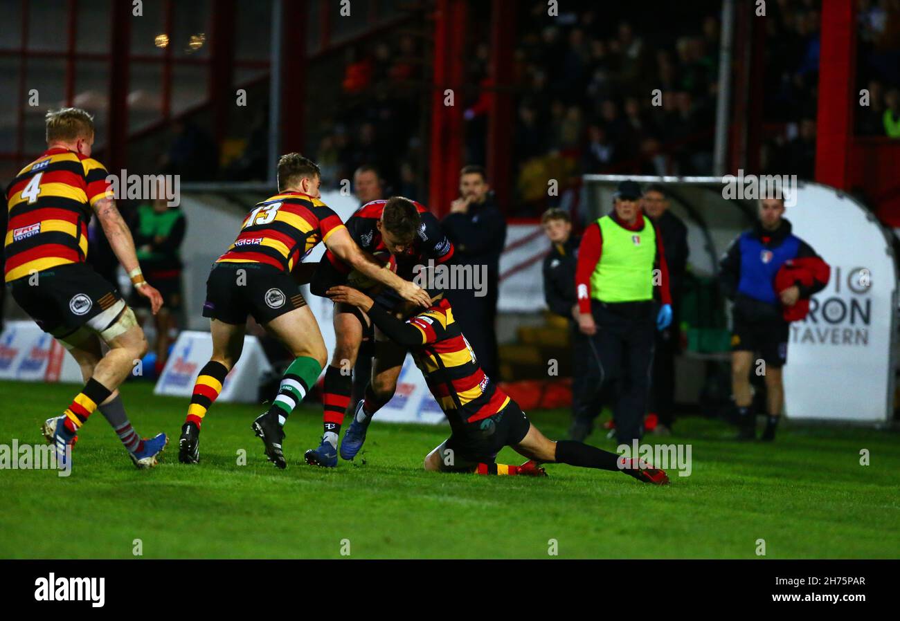 Aberavon Quins v Carmarthen Quins 2021 Stock Photo - Alamy
