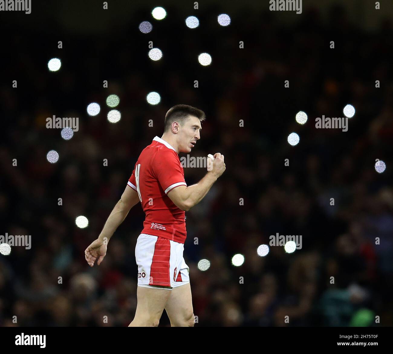 Cardiff, UK. 20th Nov, 2021. Josh Adams of Wales looks on. Rugby Autumn ...