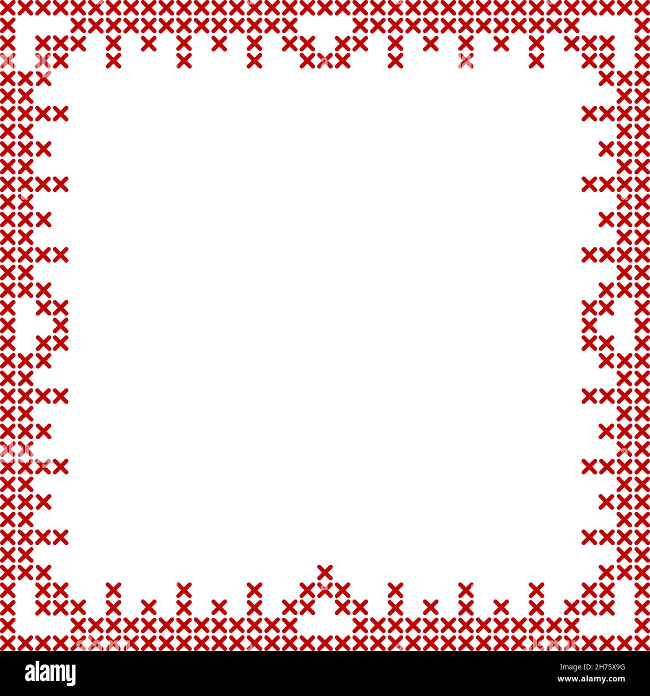 Cross stitch border hi-res stock photography and images - Alamy