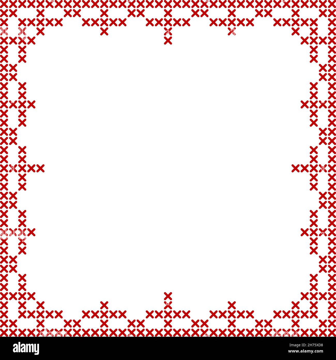 Geometric Cross Stitch Borders