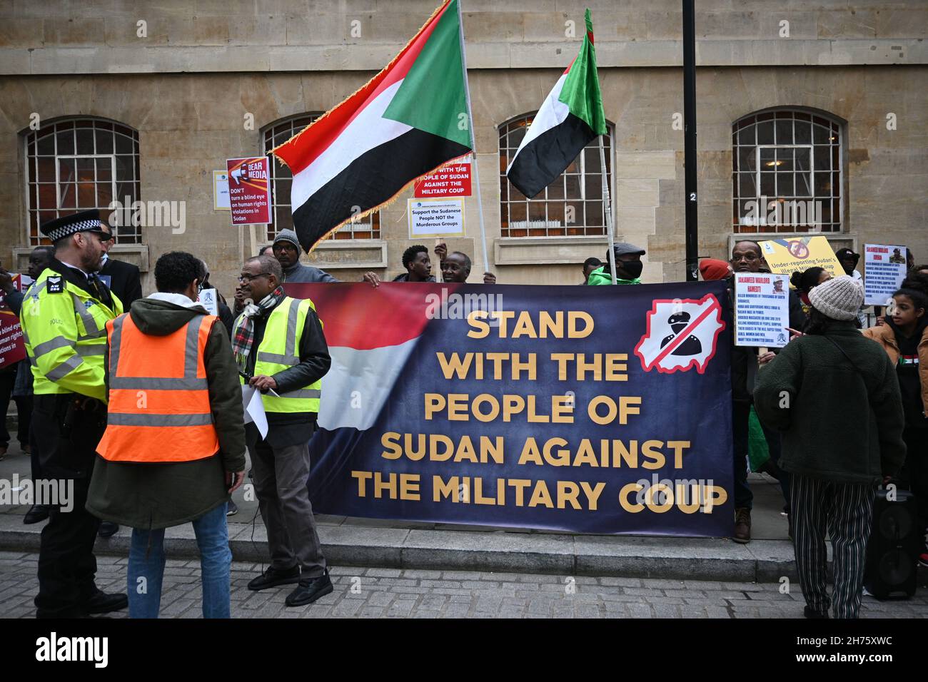 What does this jackass expect from BBC propaganda? Sudanese protest ...
