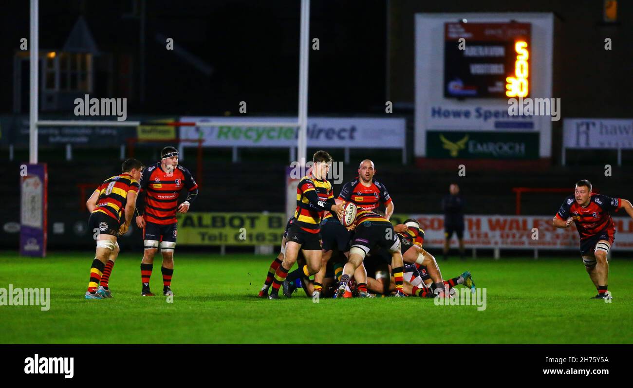 Aberavon Quins v Carmarthen Quins 2021 Stock Photo - Alamy
