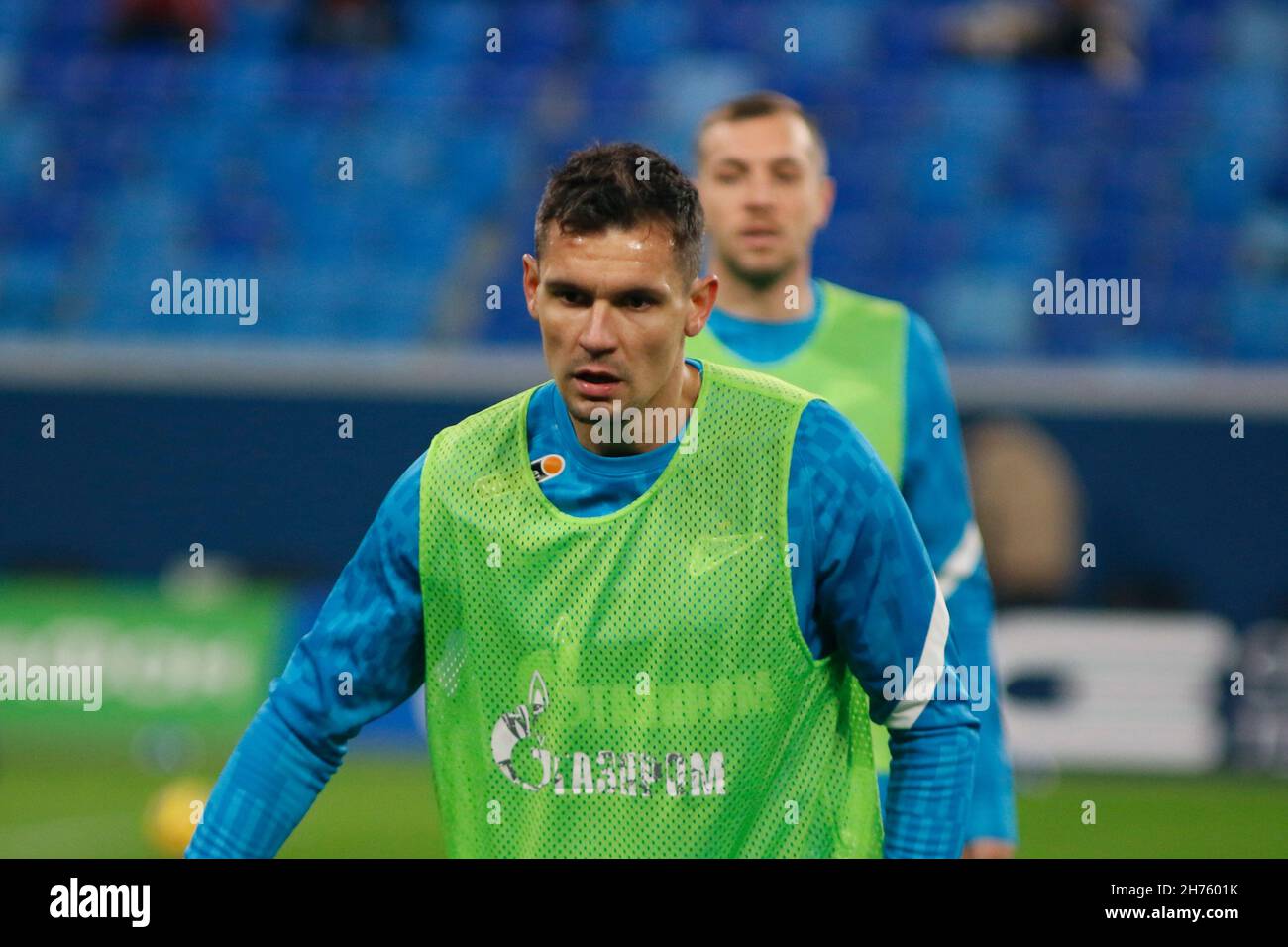 Saint Petersburg, Russia - 19 November 2021: Football. Russian Premier ...