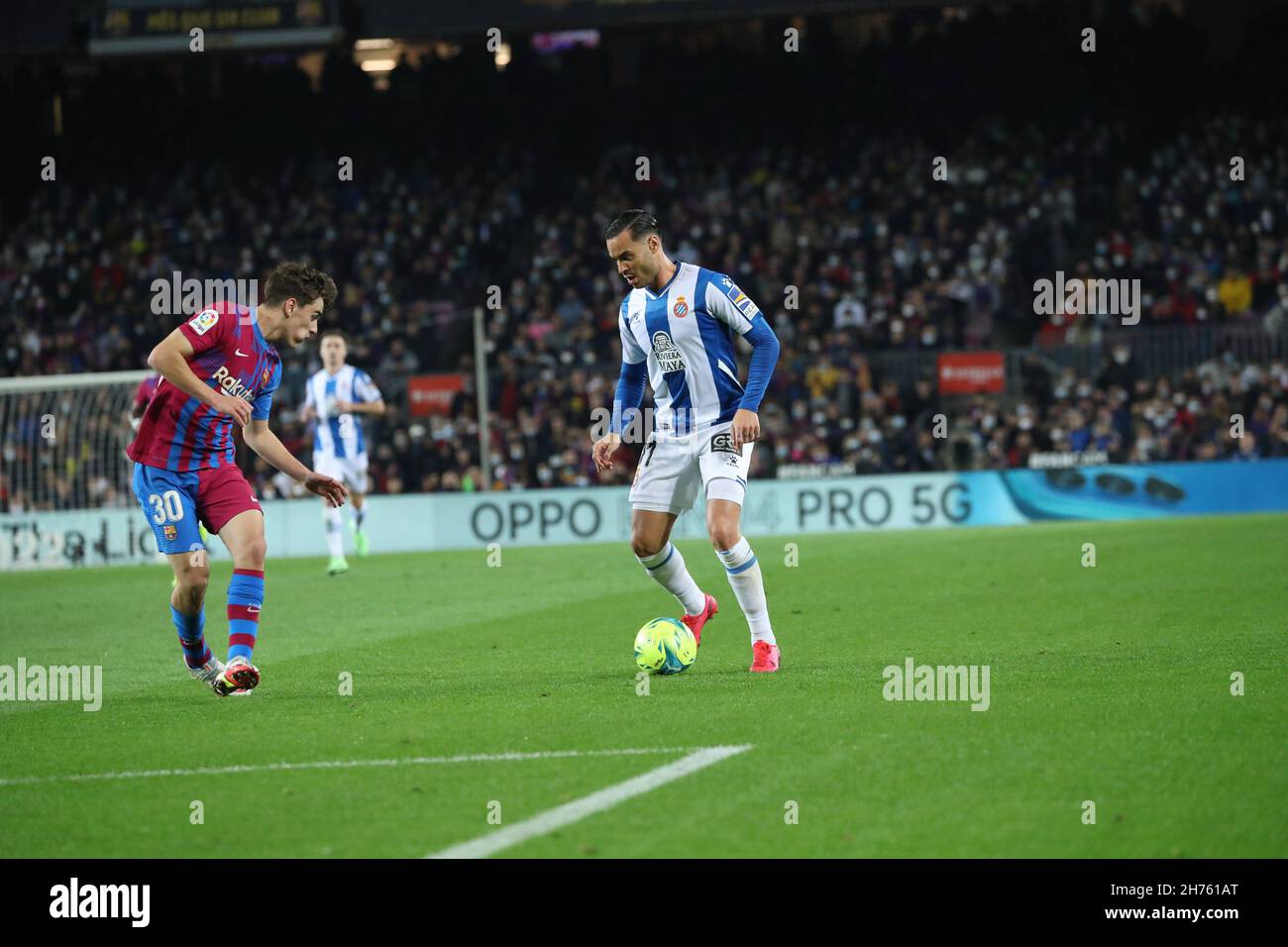 Barcelona, Spain. 20th Nov, 2021. Spanish La Liga Soccer Match FC ...