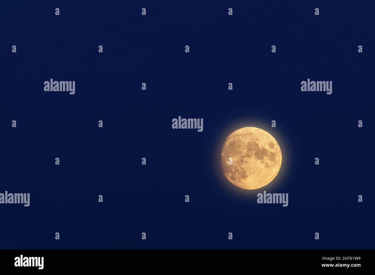 Glowing moon in sky astronomy hi-res stock photography and images - Alamy