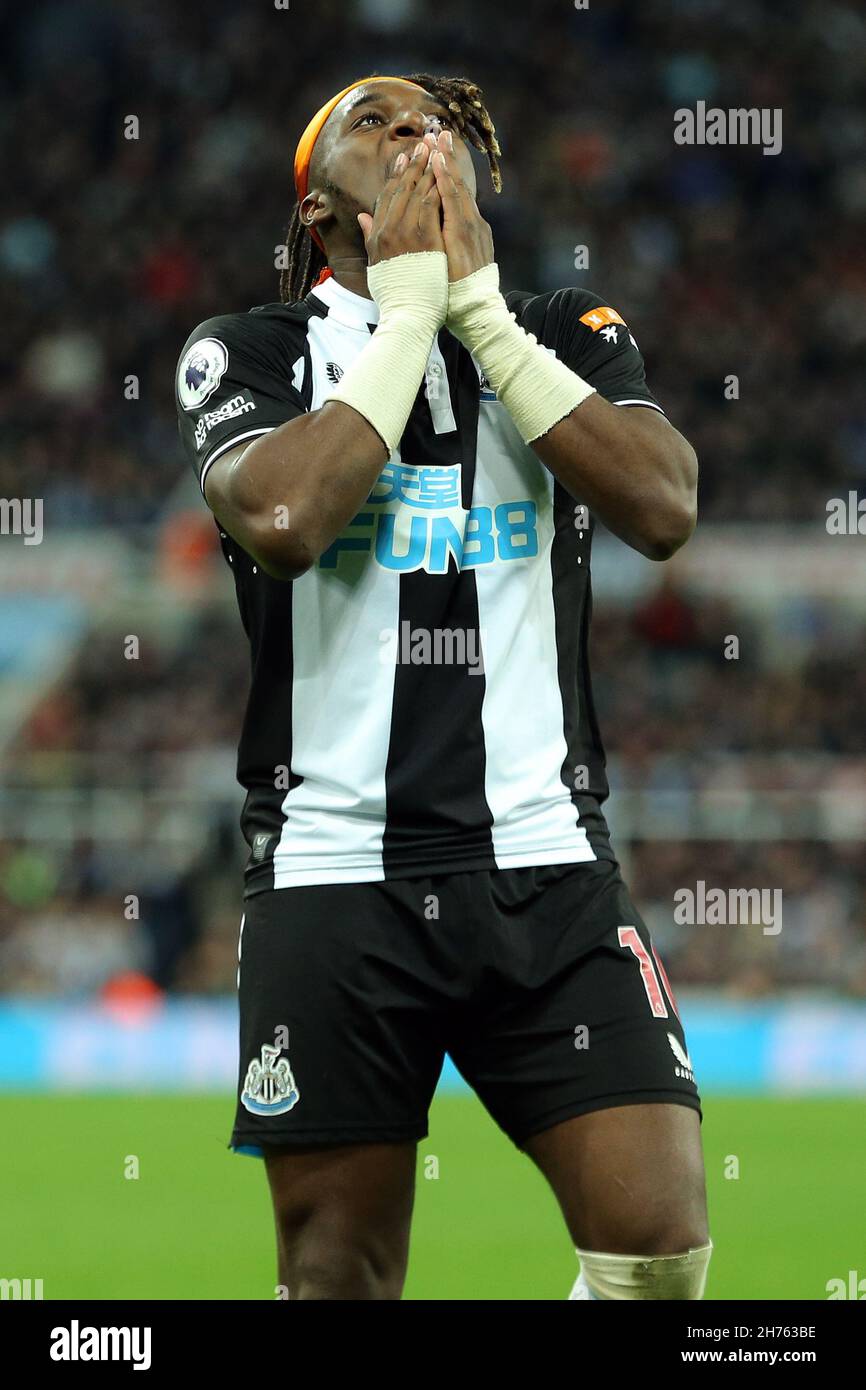 ALLAN SAINT-MAXIMIN, NEWCASTLE UNITED FC, 2021 Stock Photo - Alamy