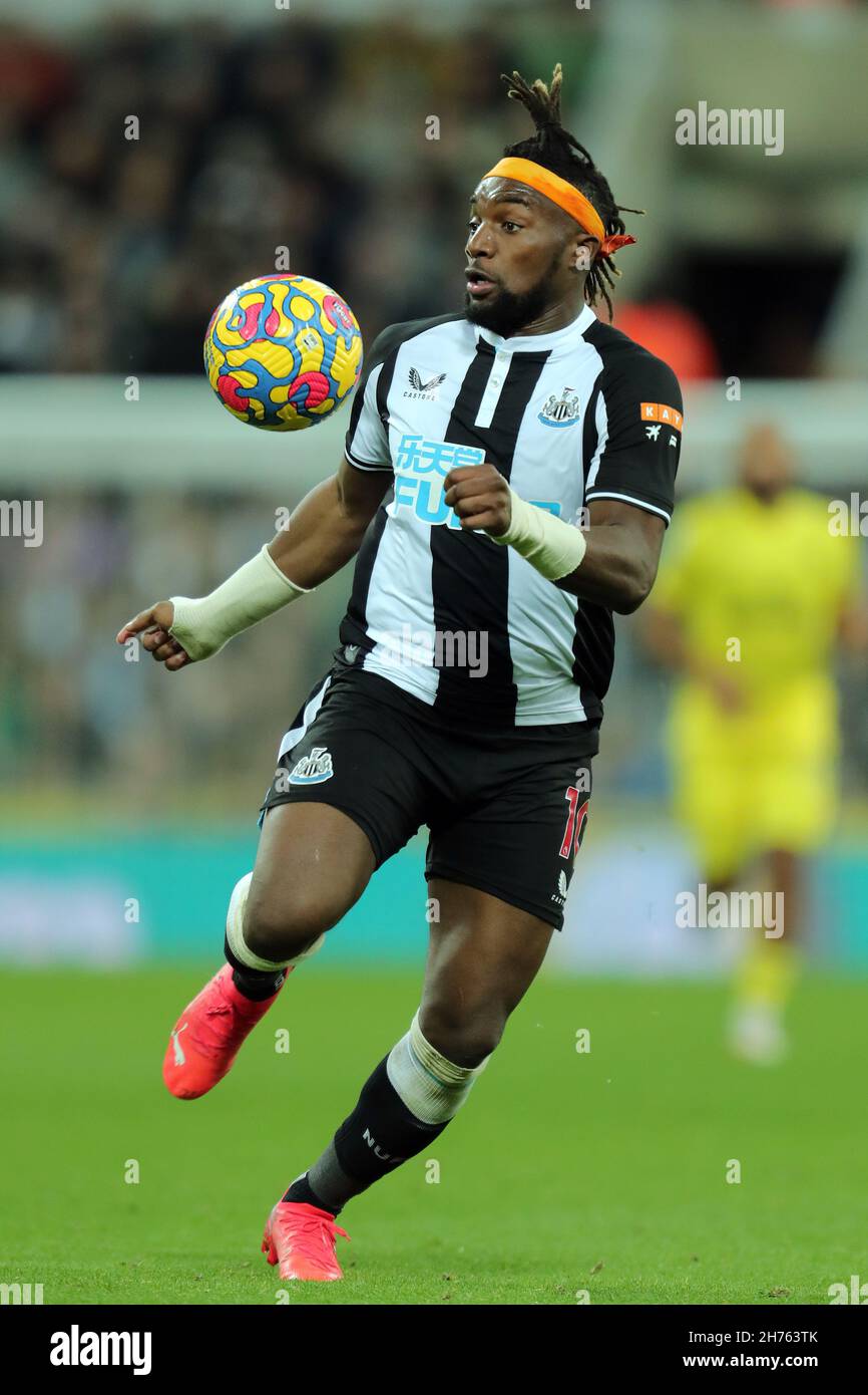 ALLAN SAINT-MAXIMIN, NEWCASTLE UNITED FC, 2021 Stock Photo - Alamy
