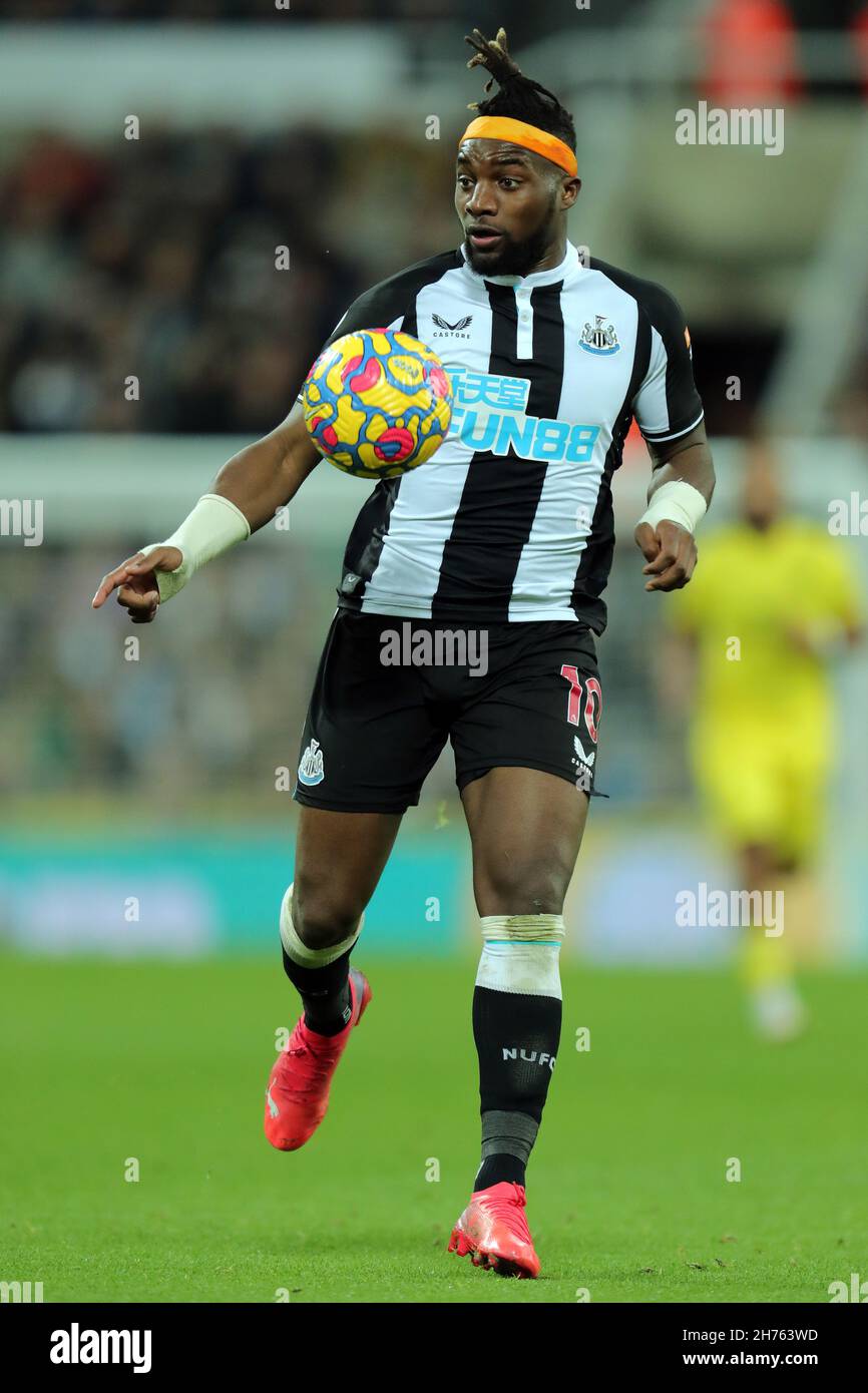 ALLAN SAINT-MAXIMIN, NEWCASTLE UNITED FC, 2021 Stock Photo - Alamy