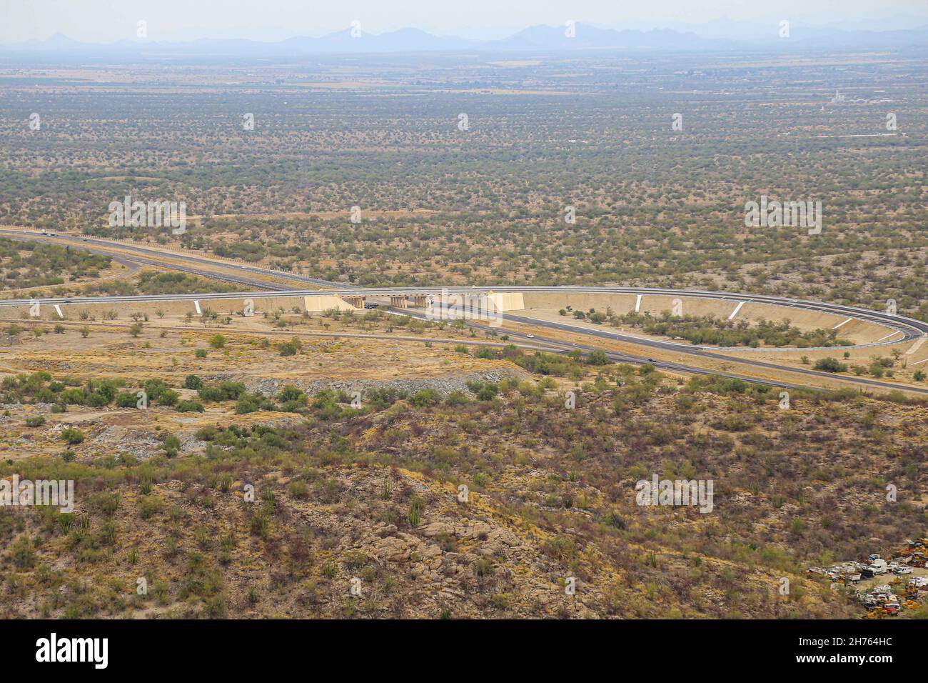 Aerial photograph of urban area of the city Hermosillo, Mexico. (Photo ...