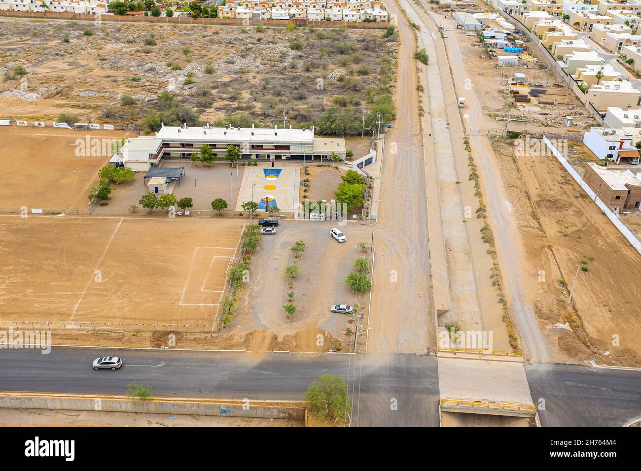 Aerial photograph of urban area of the city Hermosillo, Mexico. (Photo ...