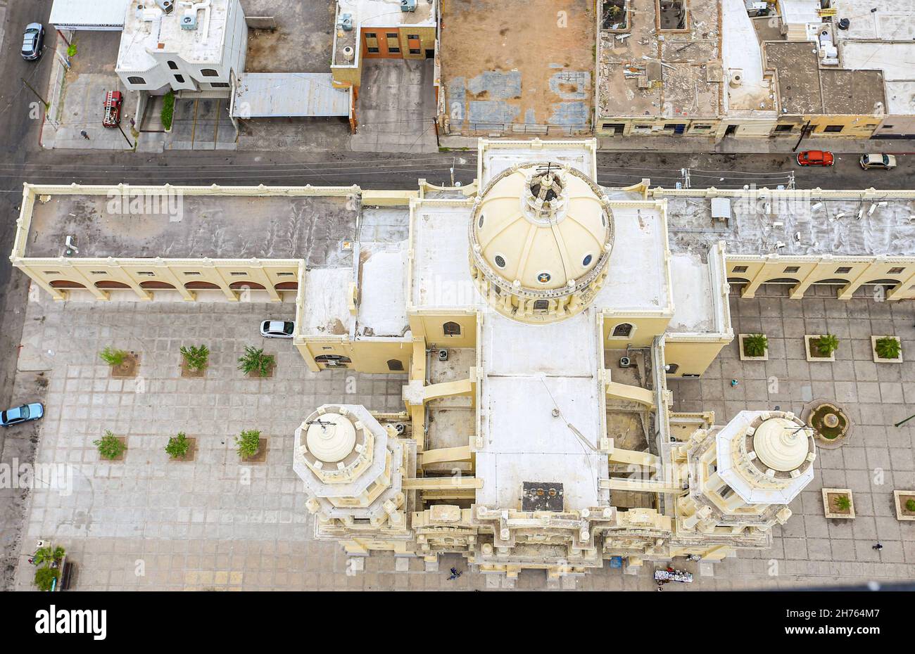 Aerial photograph of urban area of the city Hermosillo, Mexico. (Photo ...