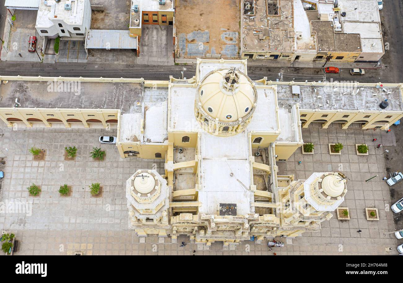 Aerial photograph of urban area of the city Hermosillo, Mexico. (Photo ...
