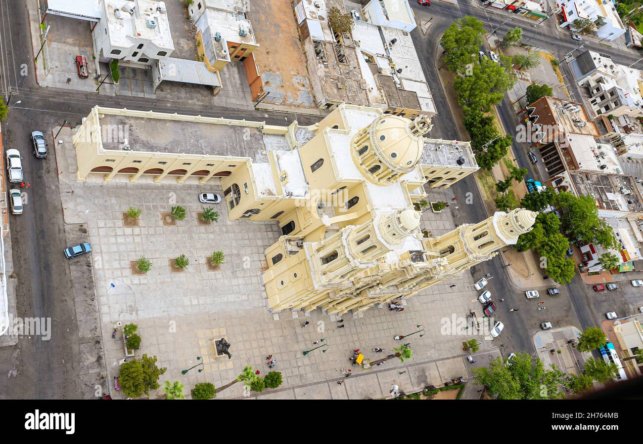 Aerial photograph of urban area of the city Hermosillo, Mexico. (Photo ...