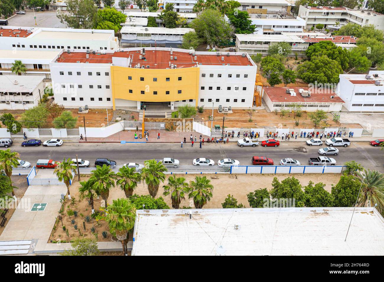 Aerial photograph of urban area of the city Hermosillo, Mexico. (Photo ...