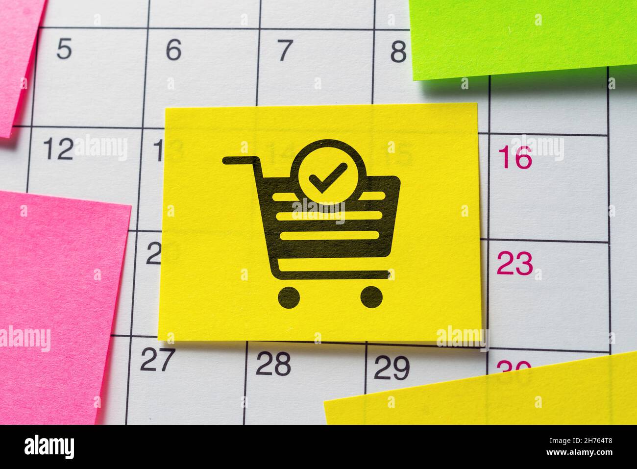 Planned calendar hi-res stock photography and images - Alamy