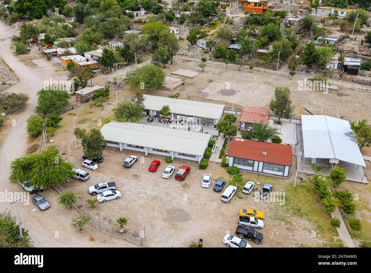 Aerial photograph of urban area of the city Hermosillo, Mexico. (Photo ...