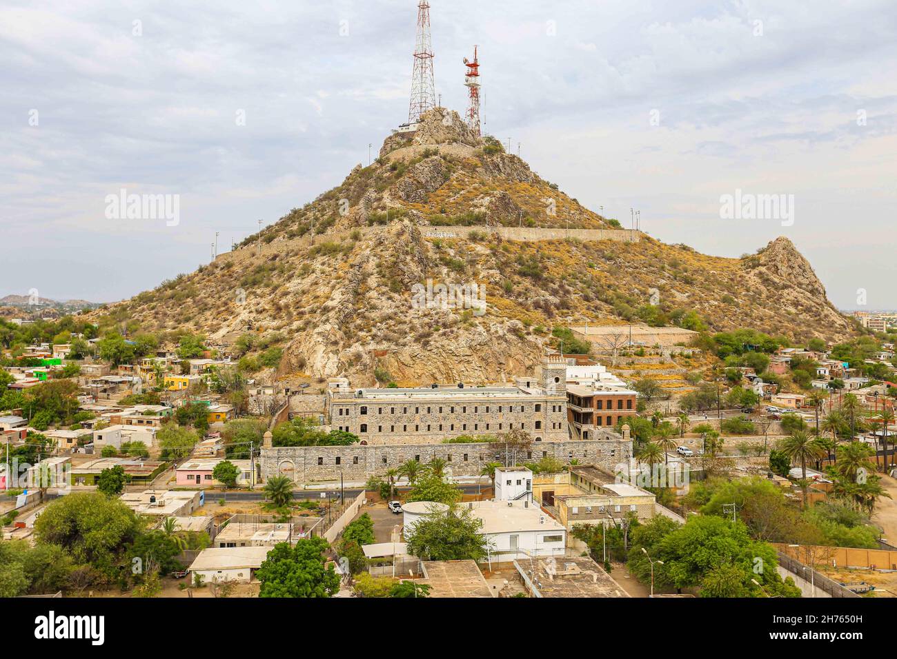 Aerial photograph of urban area of the city Hermosillo, Mexico. (Photo ...