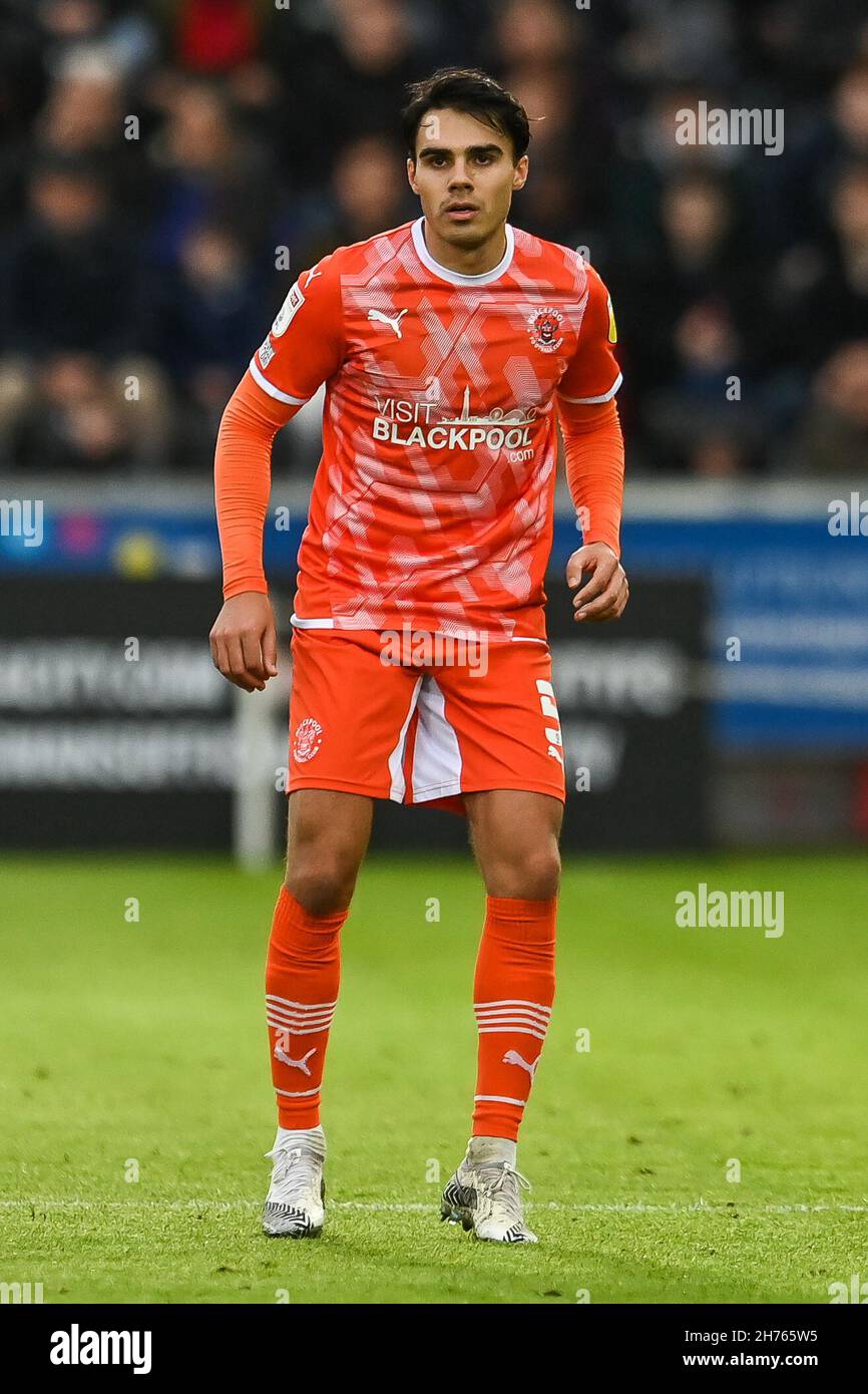 Reece James #5 of Blackpool during the game in, on 11/20/2021. (Photo ...