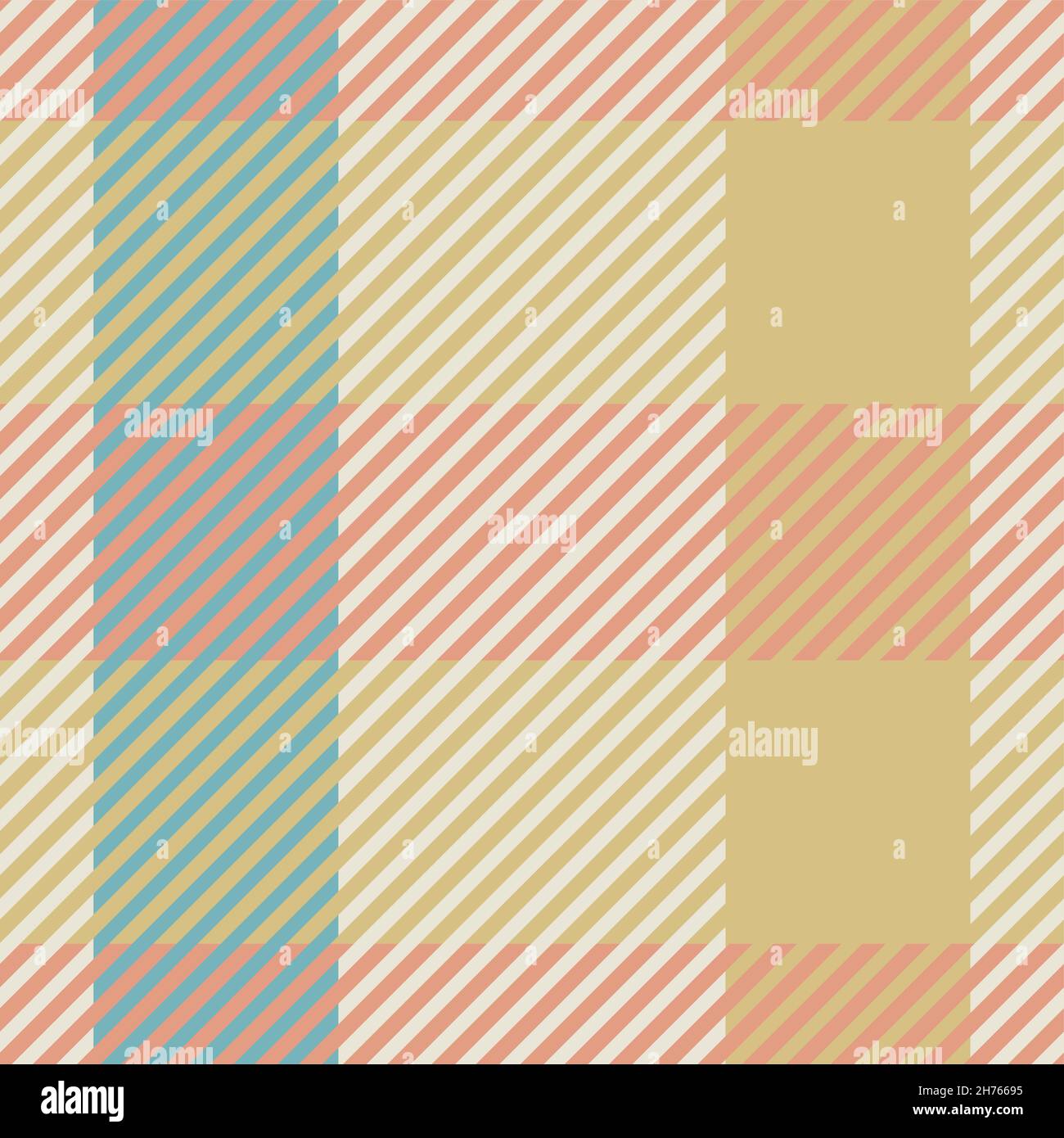 Gender neutral seamless plaid vector pattern. Gingham baby color ...
