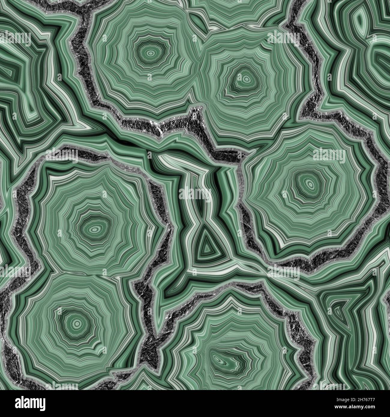 Seamless banded agate geode marble rock with gray stone edge surface ...