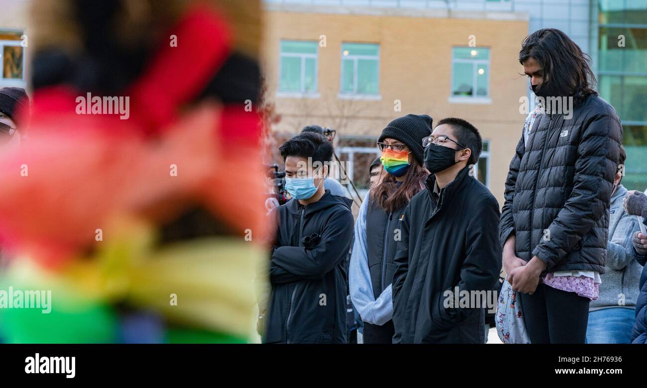 November 20, 2021, Simmons University, Boston, Massachusetts, USA ...