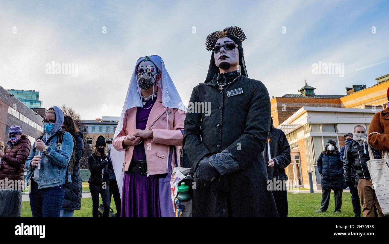 November 20, 2021, Simmons University, Boston, Massachusetts, USA ...