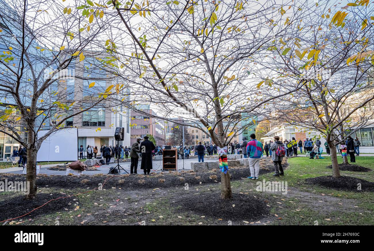 November 20, 2021, Simmons University, Boston, Massachusetts, USA ...