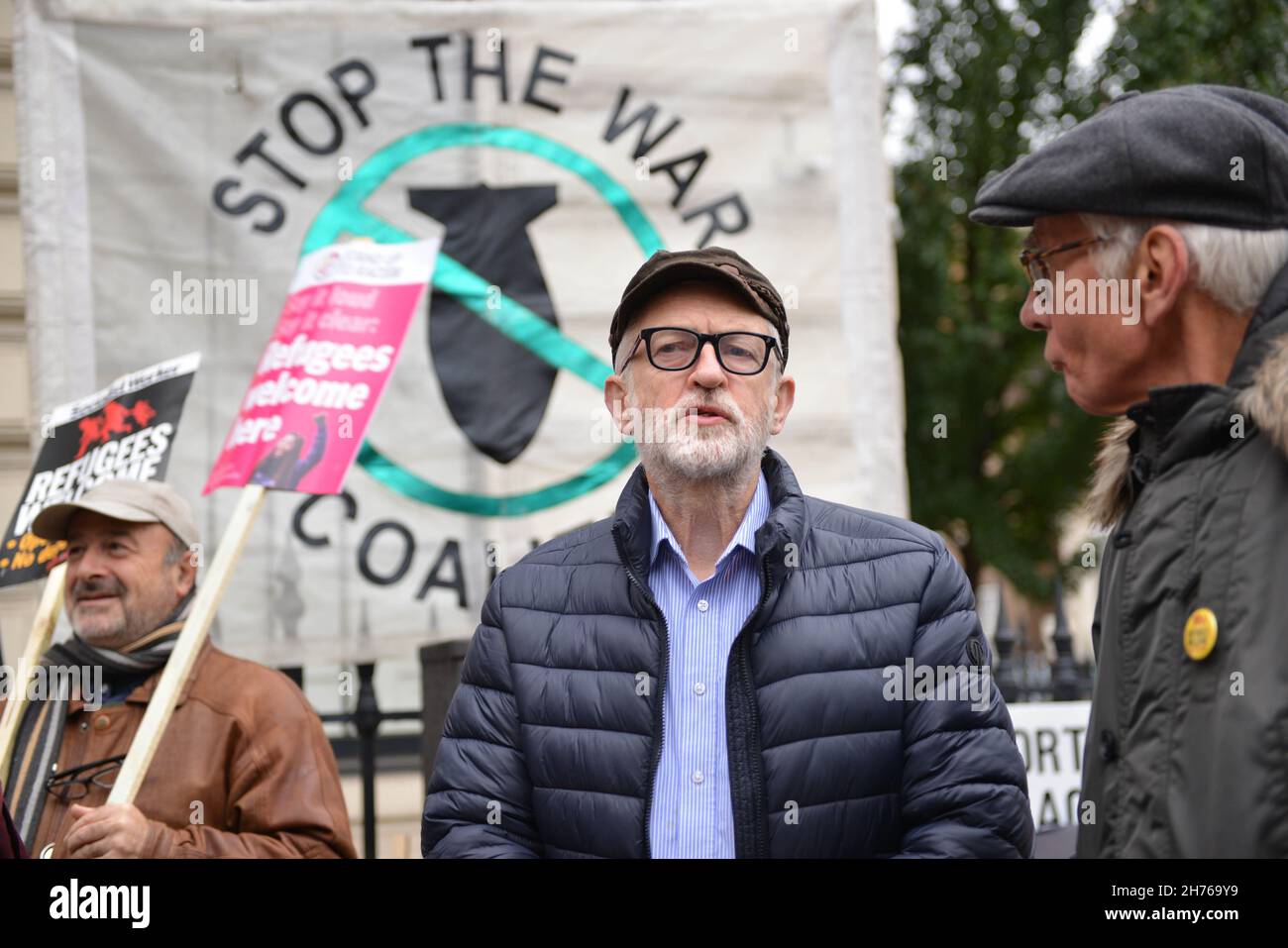 Former Labour Party leader Jeremy Corbyn attends the Solidarity With ...