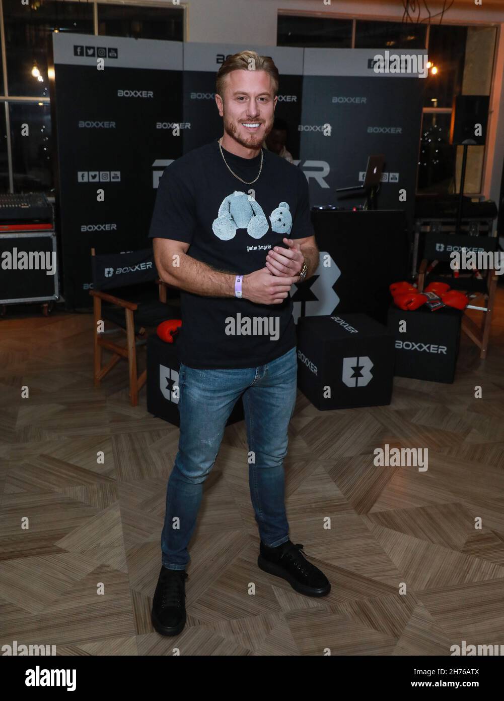 London, UK. 20th Nov, 2021. Kris Boyson seen at a drinks reception for ...