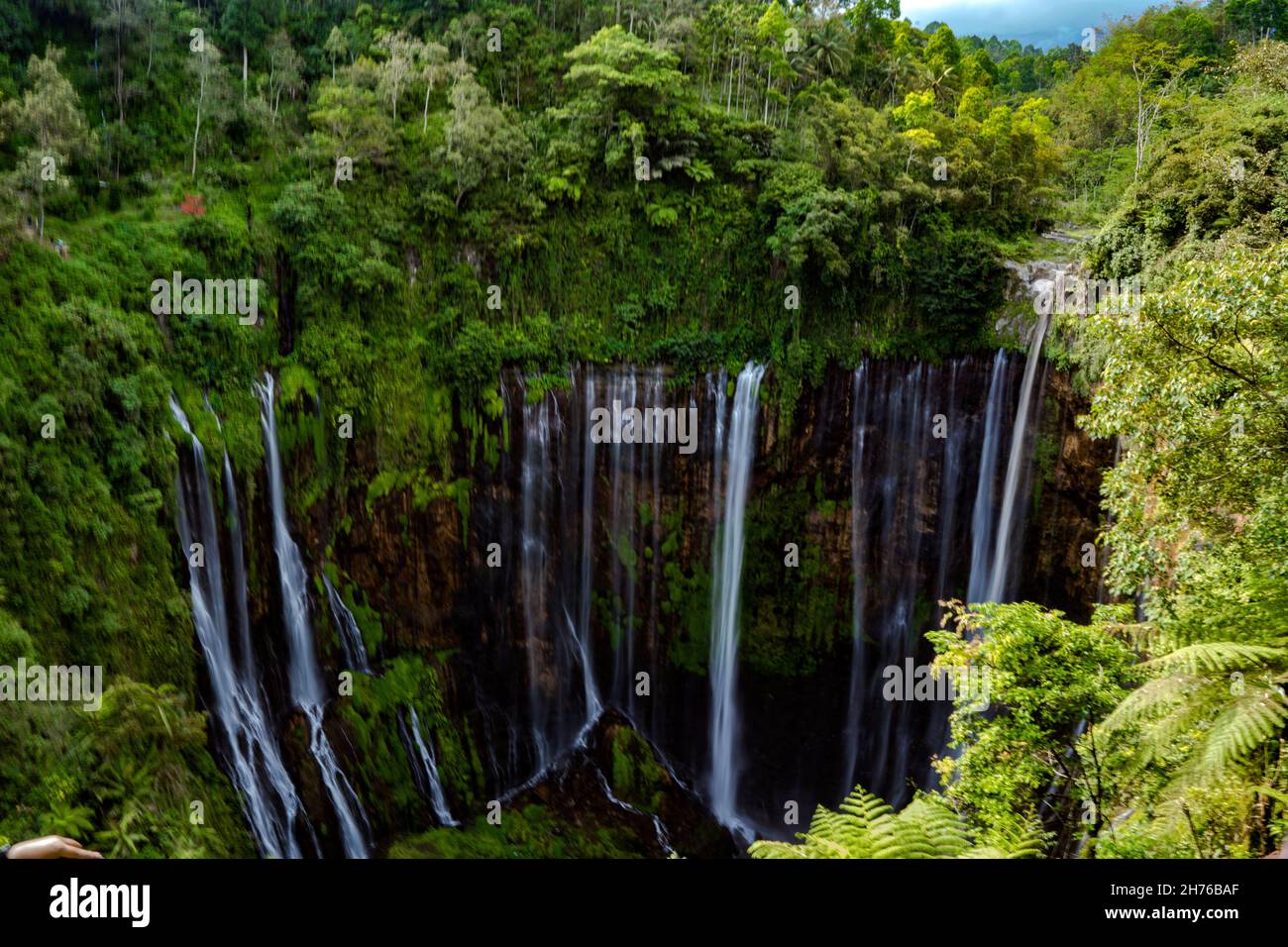 A scenic view of Sewu Waterfall Sidomulyo, Indonesia Stock Photo - Alamy